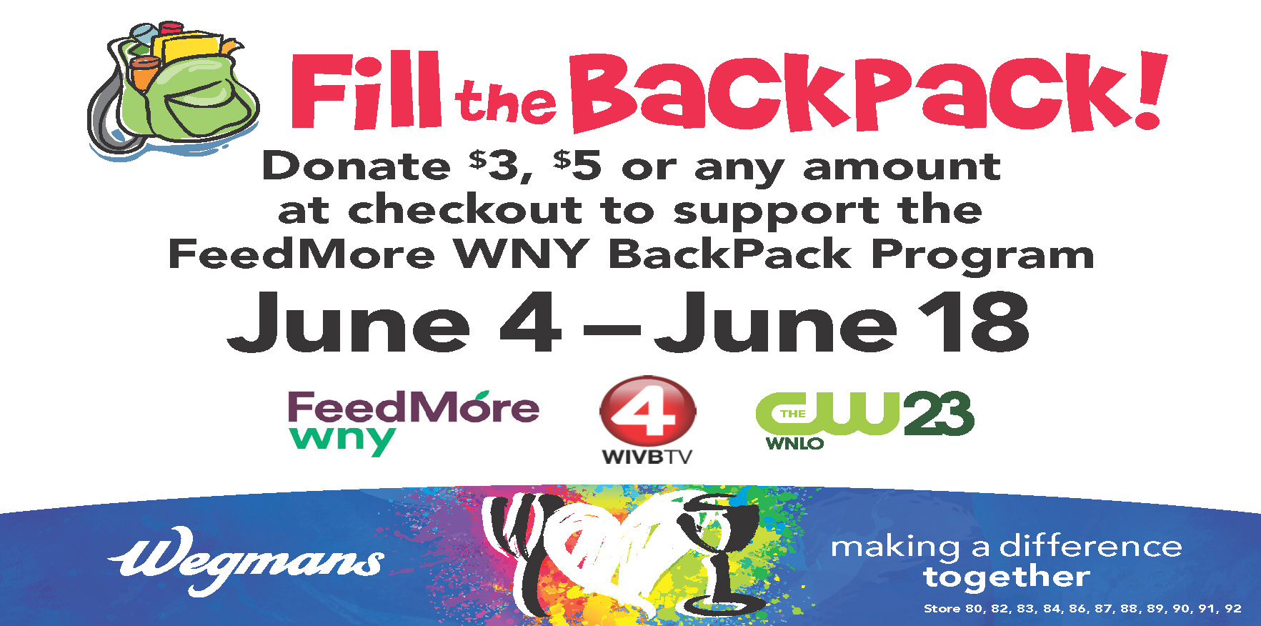 Fill the Backpack - FeedMore WNY