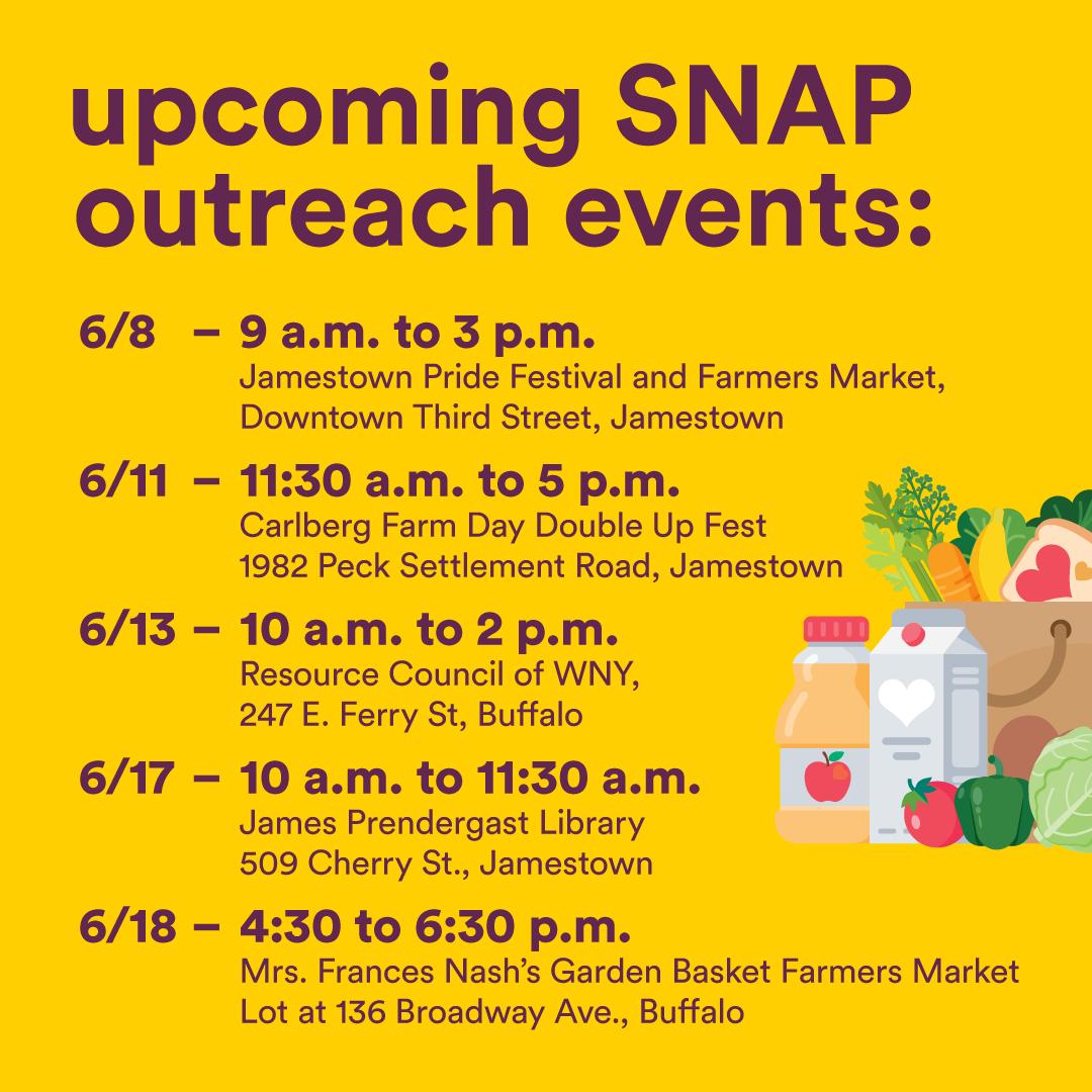 SNAP resources - FeedMore WNY